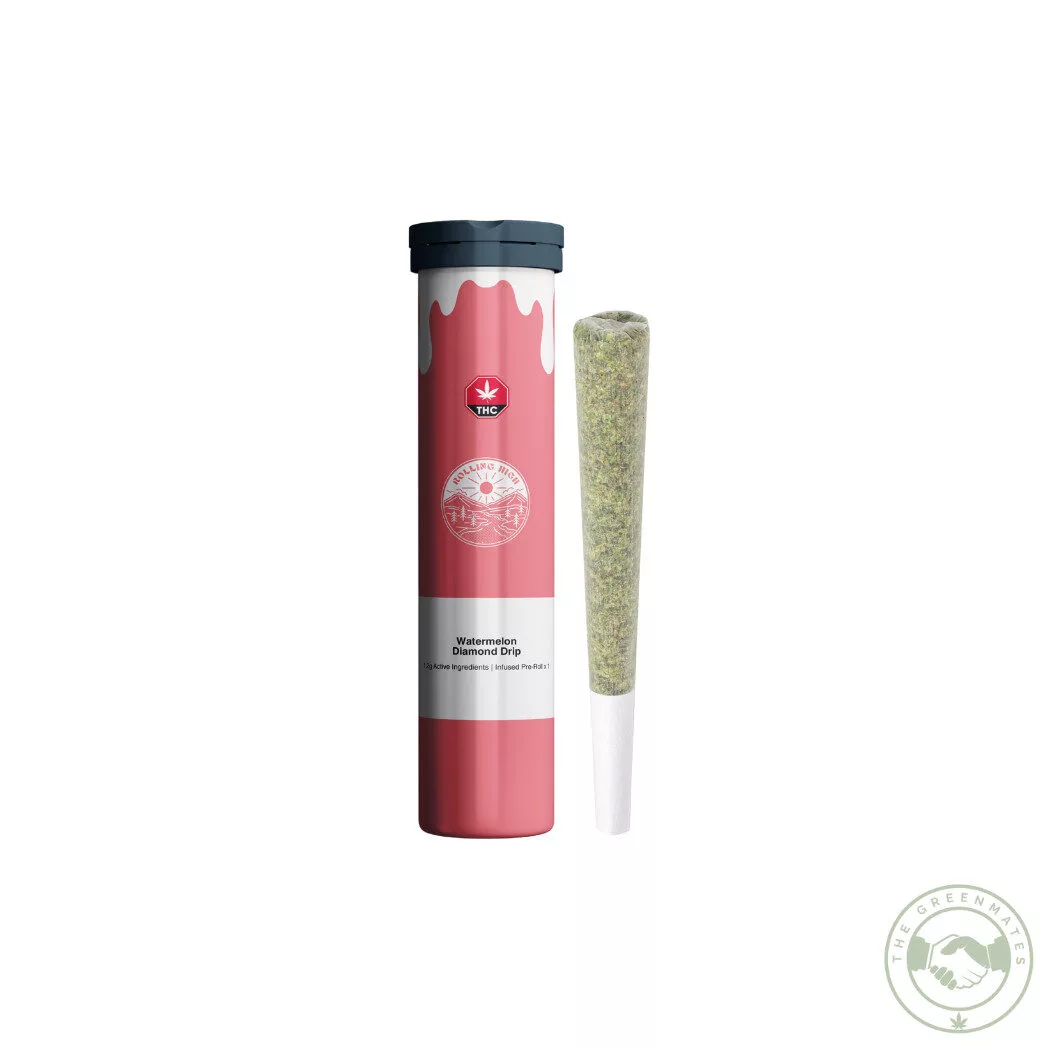 Watermelon Diamond Drip Infused Joint (1.2g) - Surrey Weed Delivery