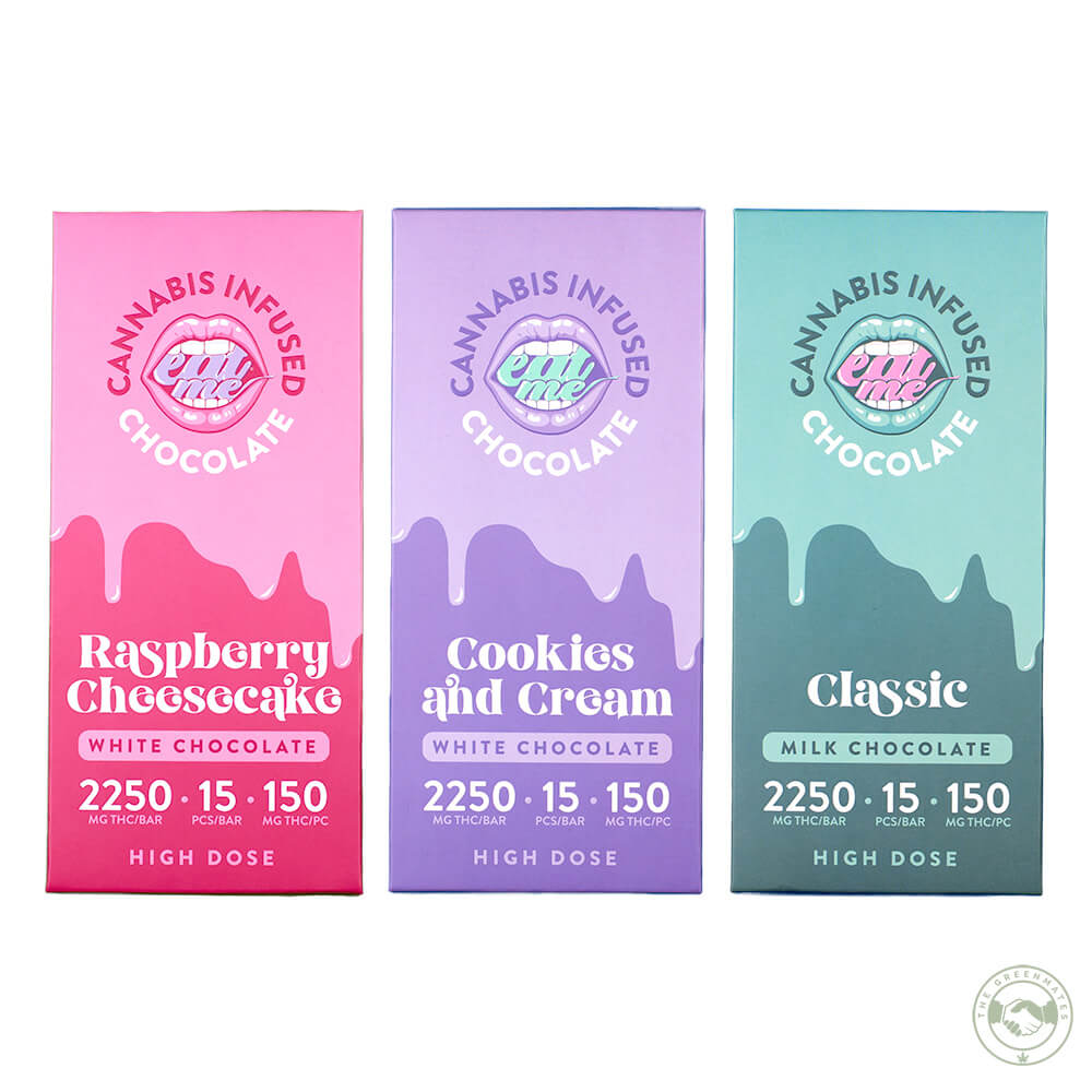 2250mg THC - Eat Me Up Chocolate Bars - Weed Delivery Tri-Cities