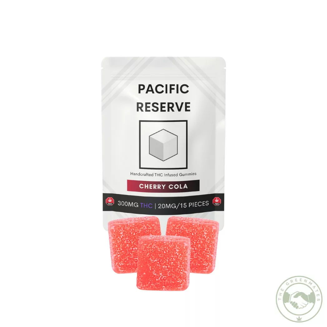 600mg Sour Gummies 1:1 CBD/THC - Pacific Reserve - Weed Delivery Vancouver